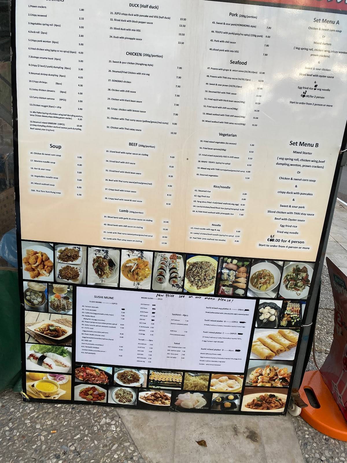Menu at JuFu Asian Restaurant - Senglea, Senglea