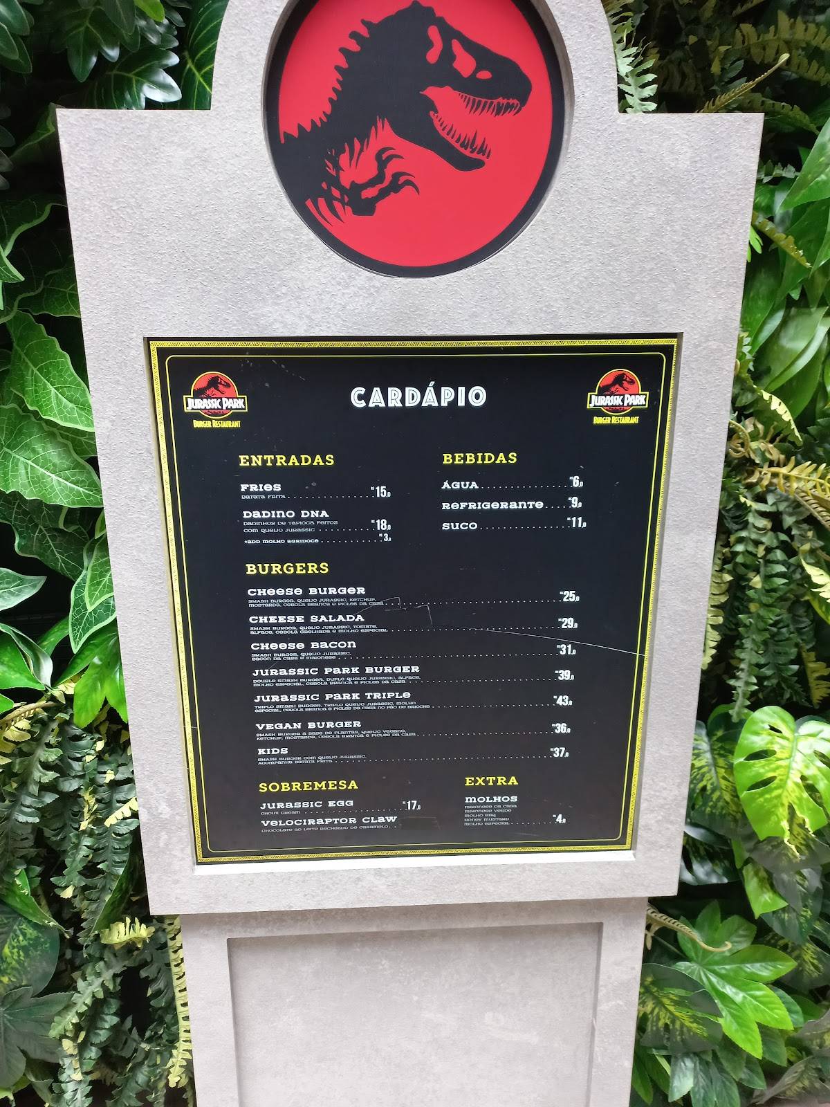 Menu em Jurassic Park Burger restaurante, São Bernardo do Campo, Av ...