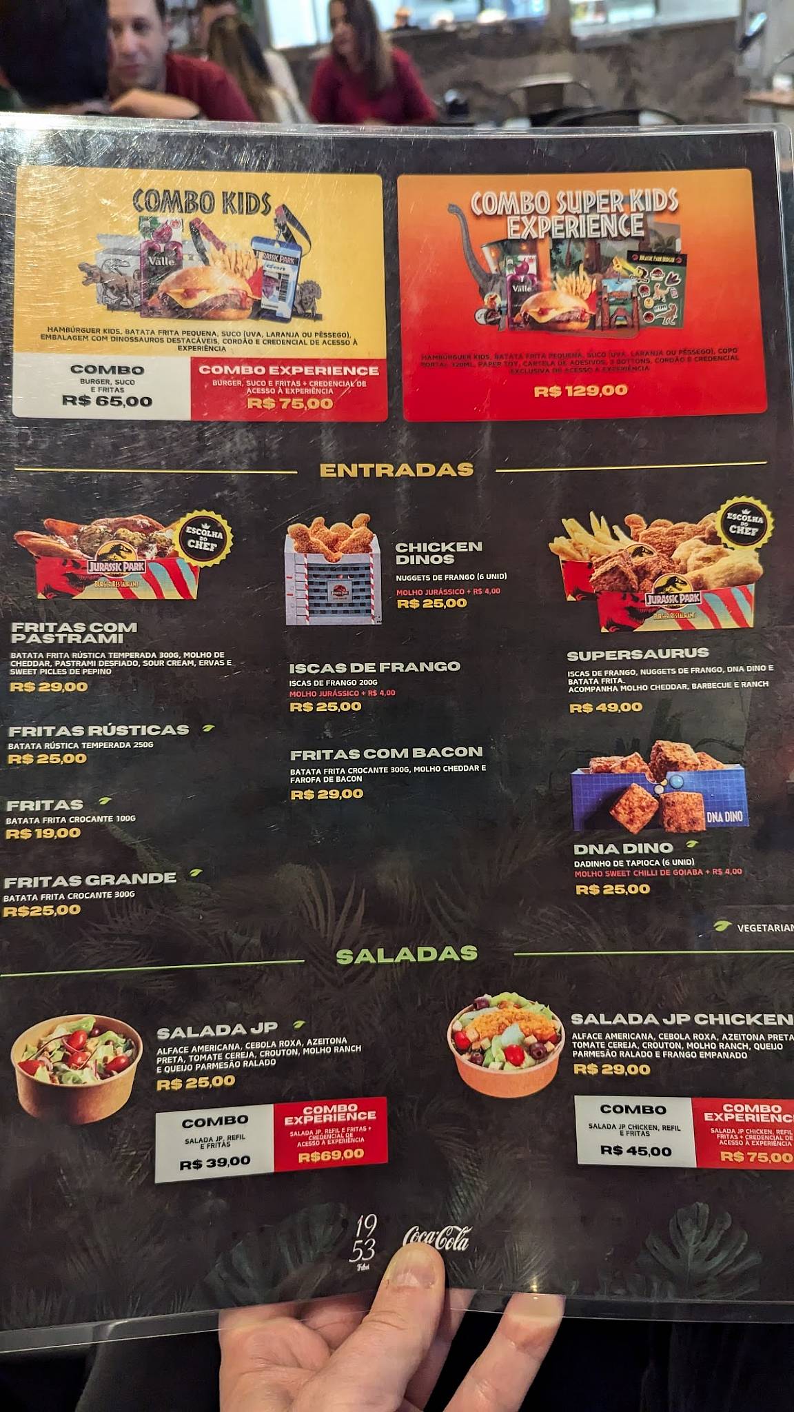 Menu em Jurassic Park Burger restaurante, São Bernardo do Campo, R ...