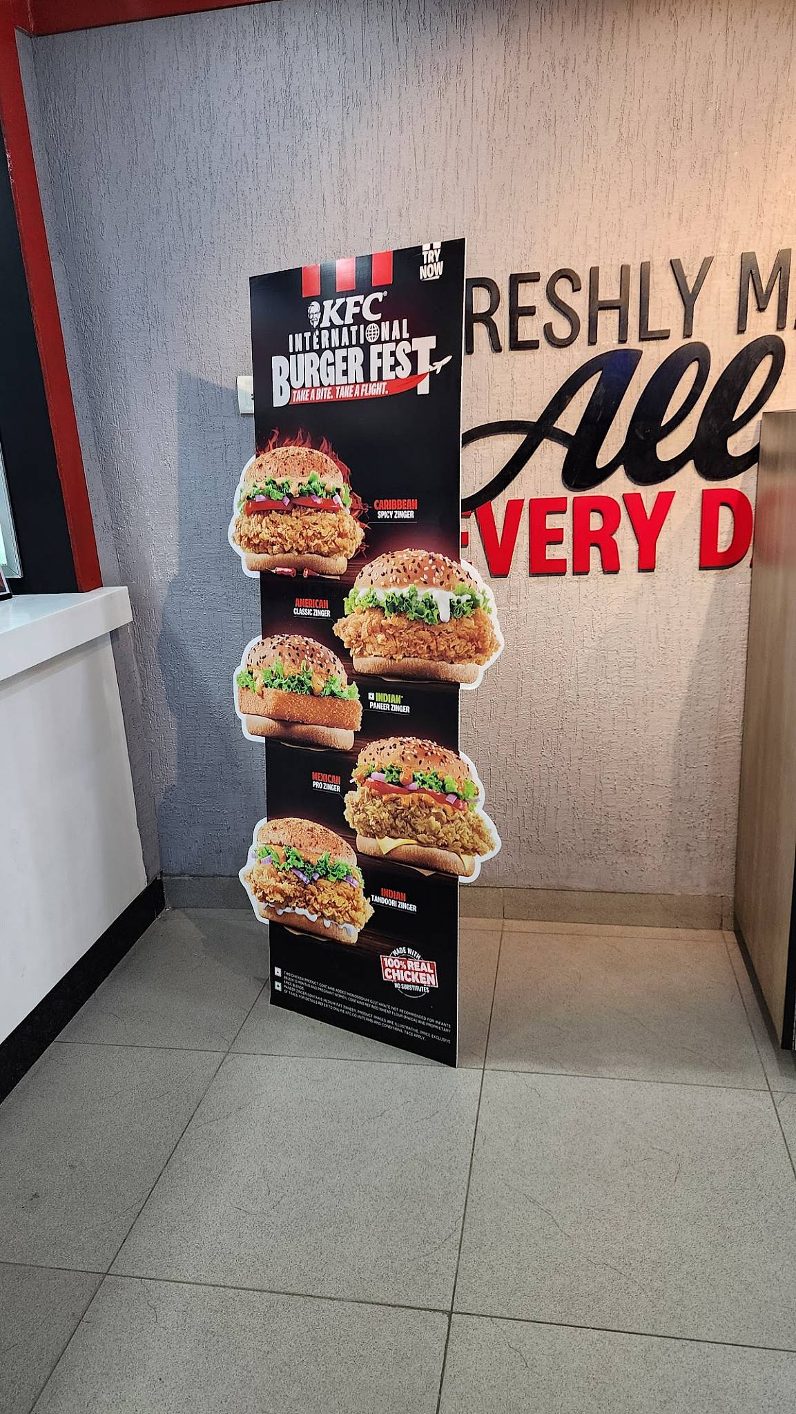 Menu at KFC, Itanagar, Zero Point Tinali