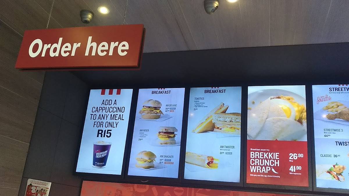 Menu at KFC Modimolle (Nylstroom) restaurant, Modimolle, 63 Nelson ...