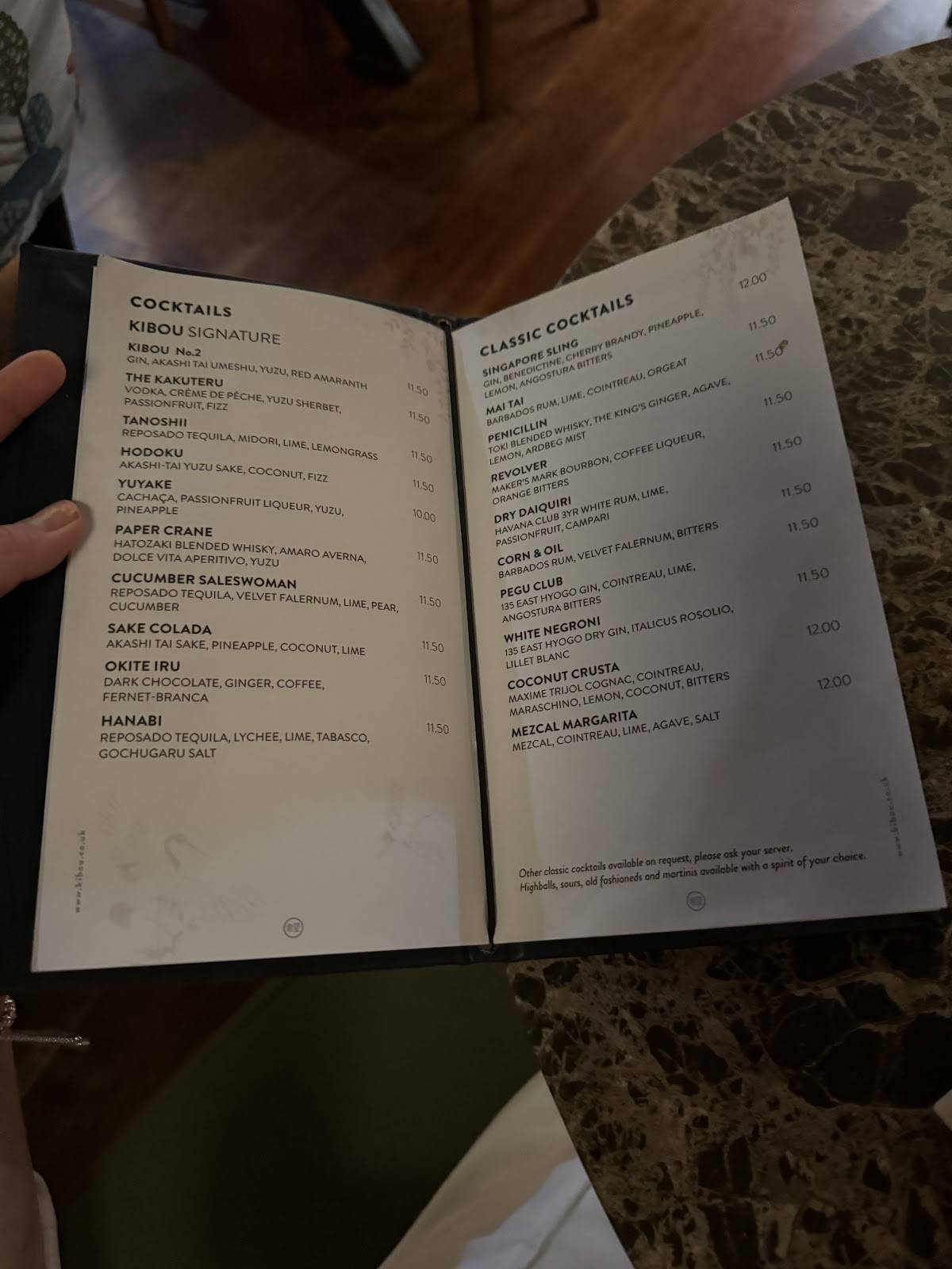 Menu at KIBOU Japanese Restaurant & Bar Oxford, Oxford