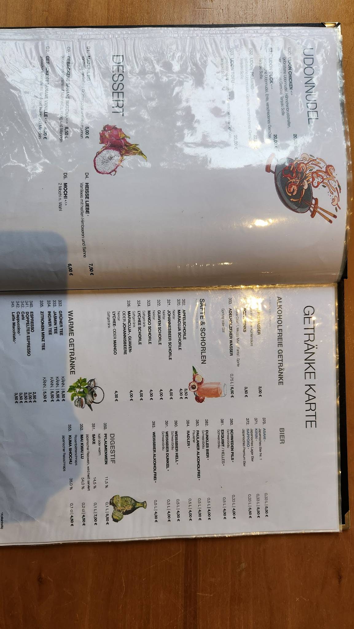 Speisekarte von KIGIKU Japan Restaurant, Augsburg