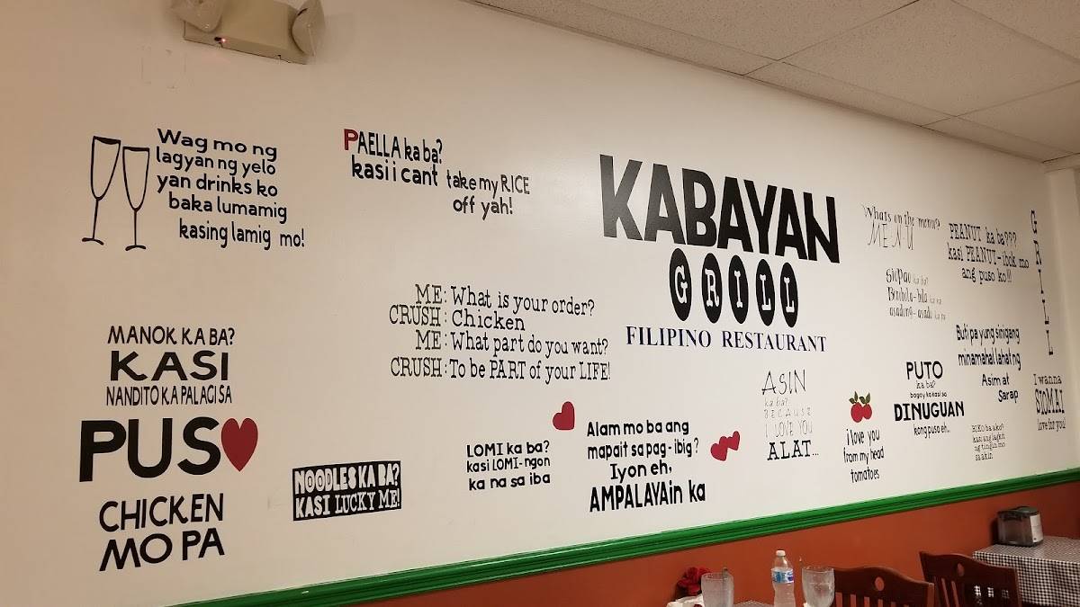Menu at Kabayan Grill Filipino Restaurant, Kissimmee