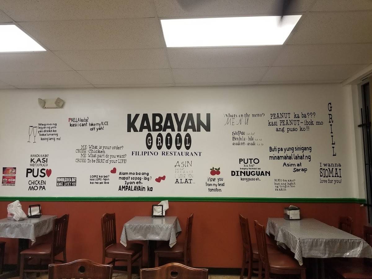 Menu at Kabayan Grill Filipino Restaurant, Kissimmee