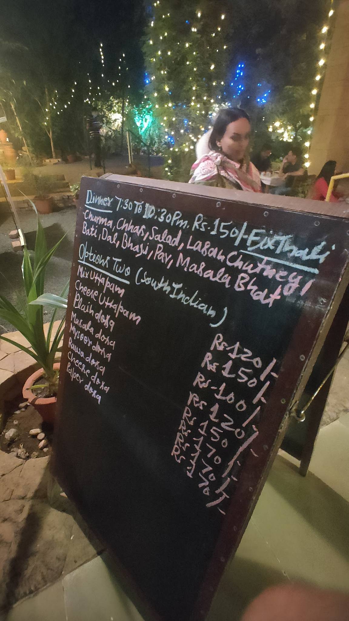 Menu at Kamla, Ahmedabad, 2GV9+M34