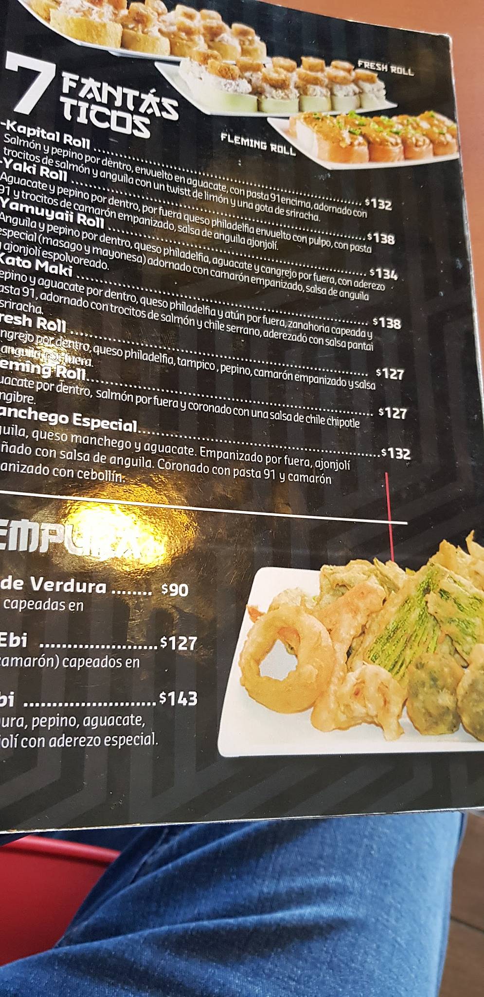 Carta del restaurante Kapital Sushi Zacatecas, Guadalupe