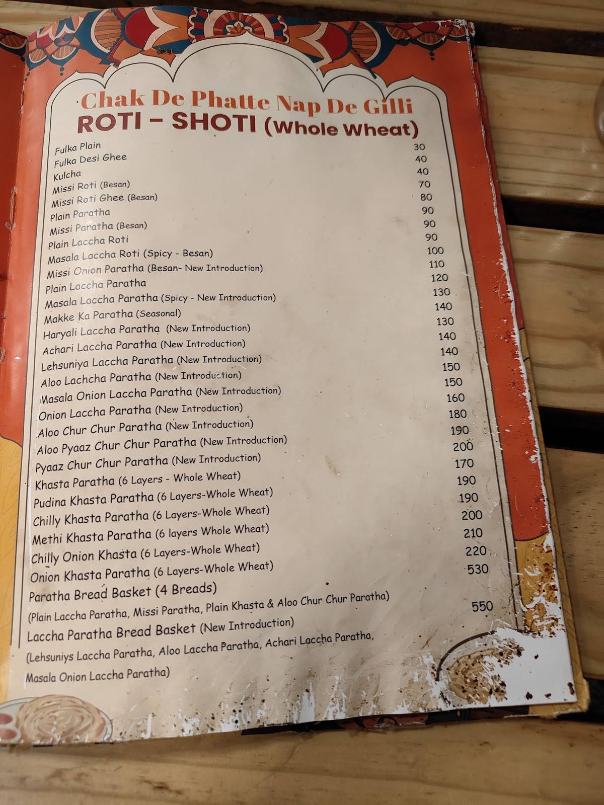 Menu at Kapoor's Cafe Rajajinagar, Bengaluru