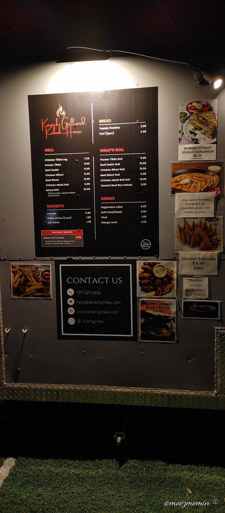 Menu at KarachiGrill And Kabab House restaurant, Austin