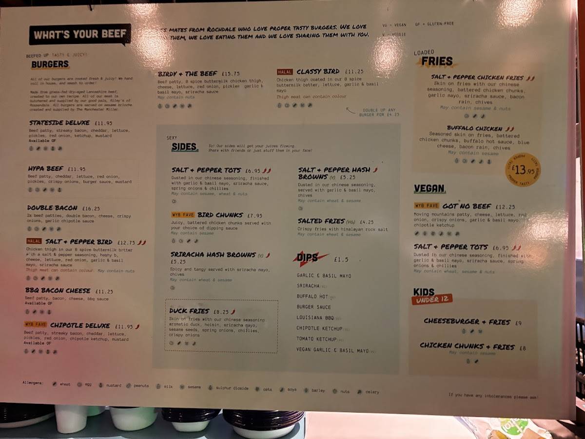 Menu at Kargo MKT pub & bar, Salford, Unit 32