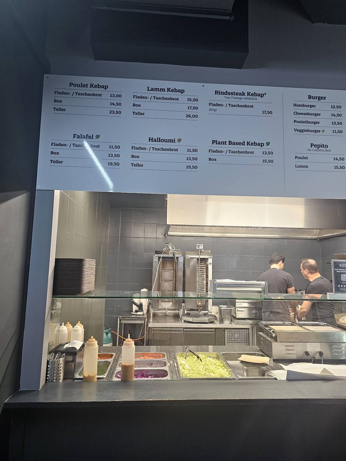 Menu da Kebi, Zurigo