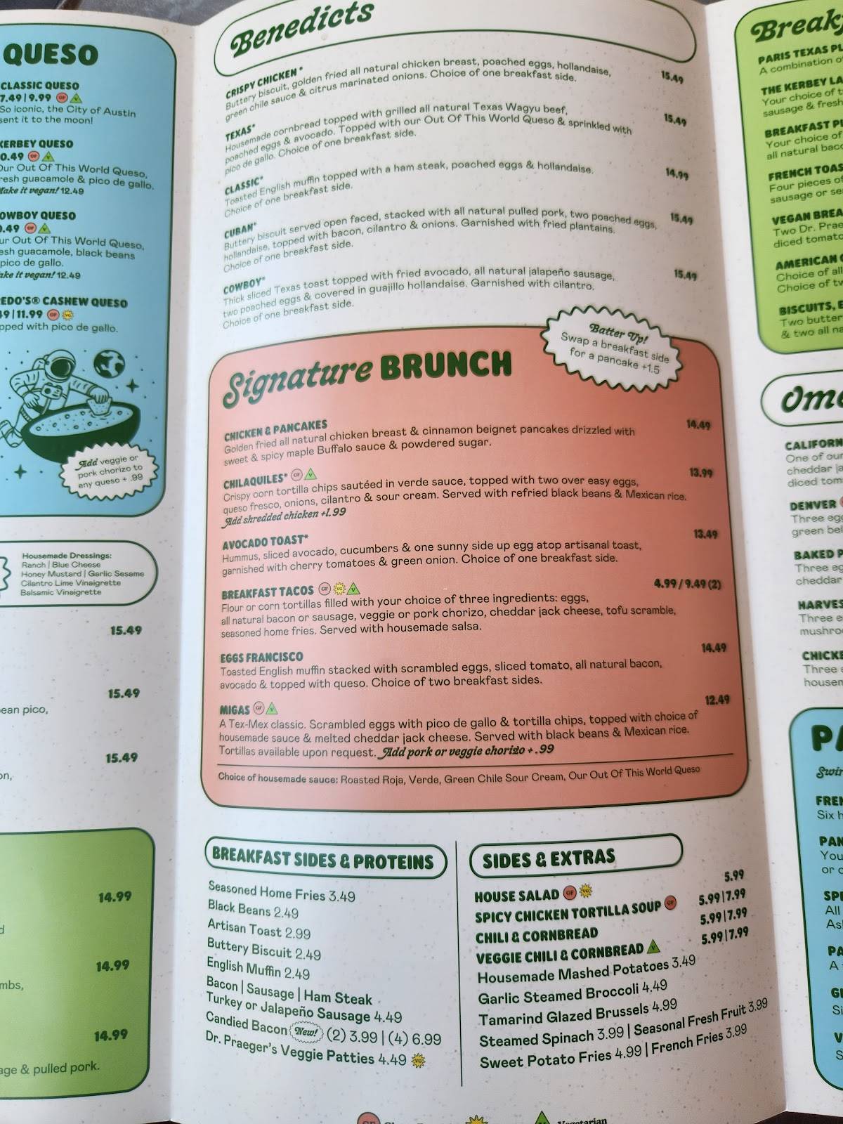 Menu at Kerbey Lane Cafe, Austin, W William Cannon Dr
