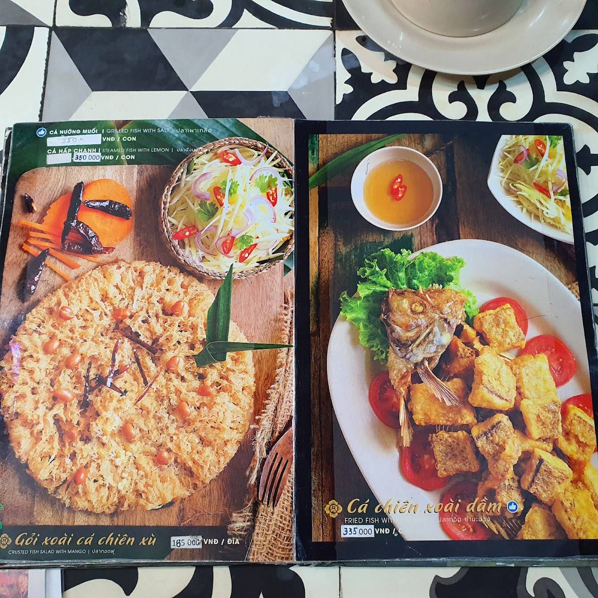 Menu at Khun Thai - Nhà hàng Thái restaurant, Hanoi, P. Tô Hiệu