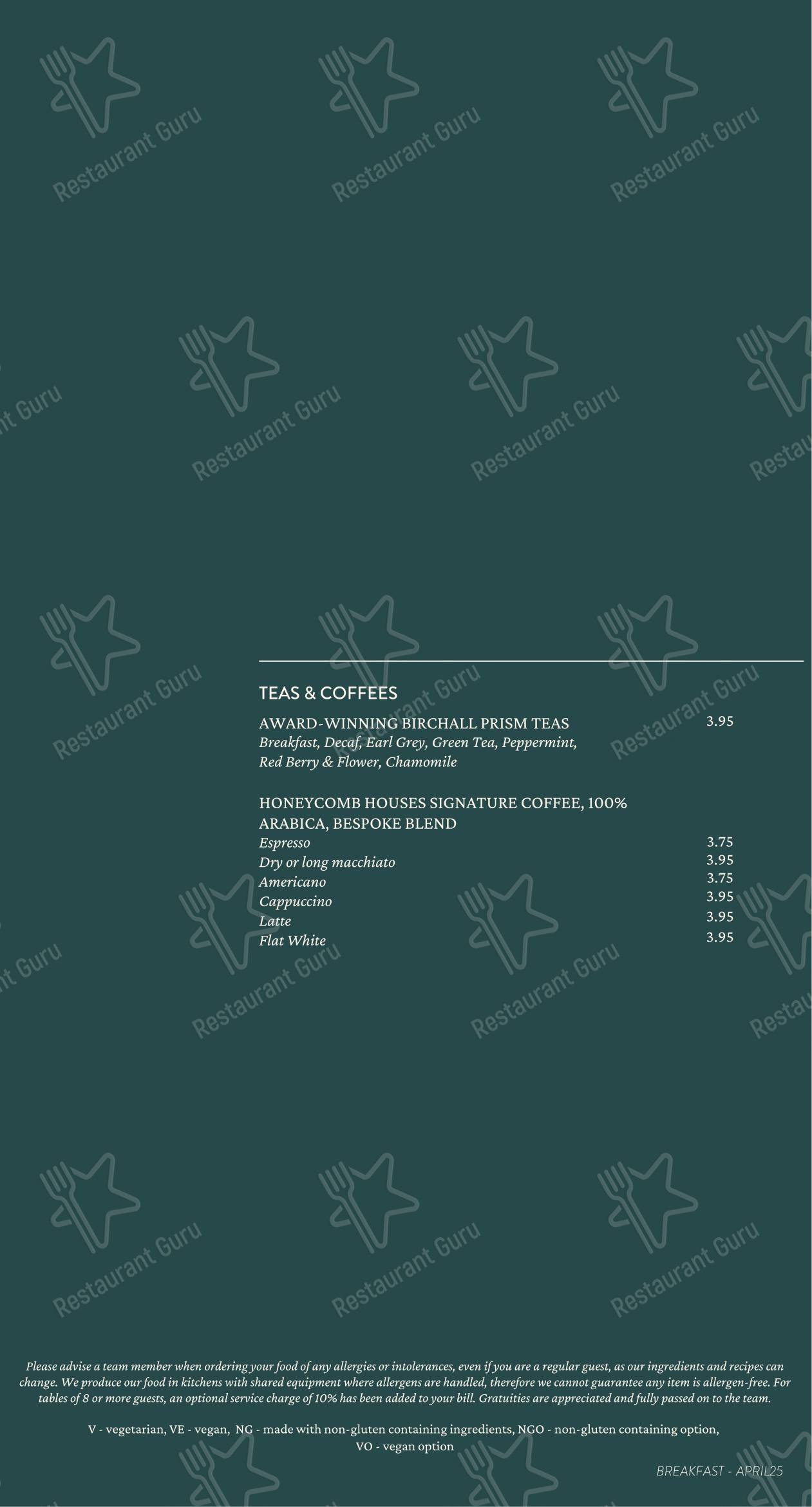 Menu at The Kings Head pub & bar, Cirencester