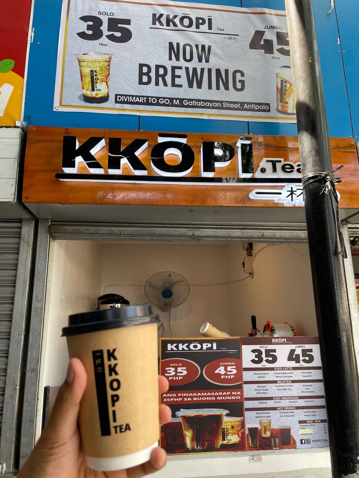 Menu at Kkopi.tea - Divimart, Antipolo, Antipolo