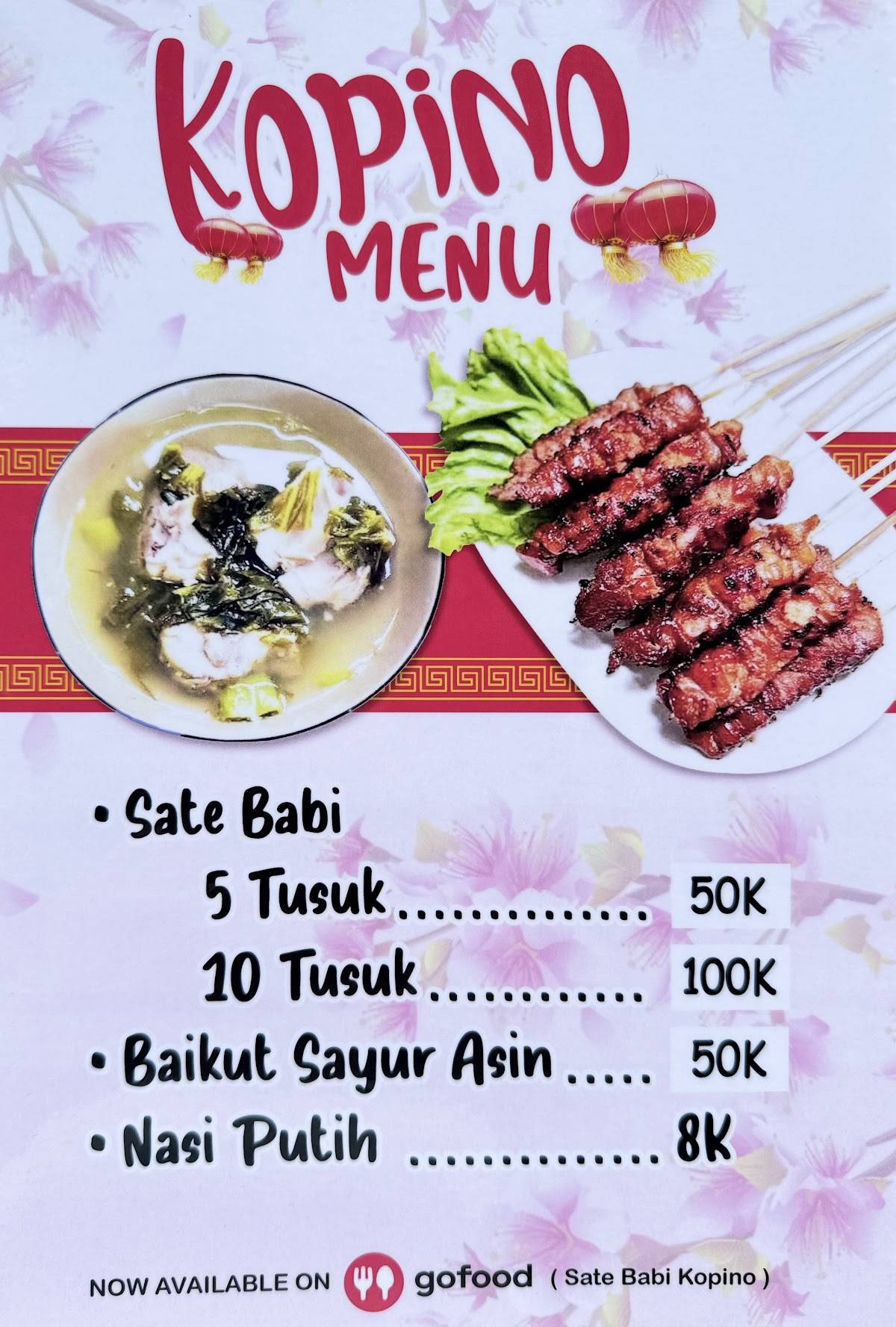 Menu at Kopitiam Goh Jie Mei & Miesol Surabaya restaurant, Surabaya