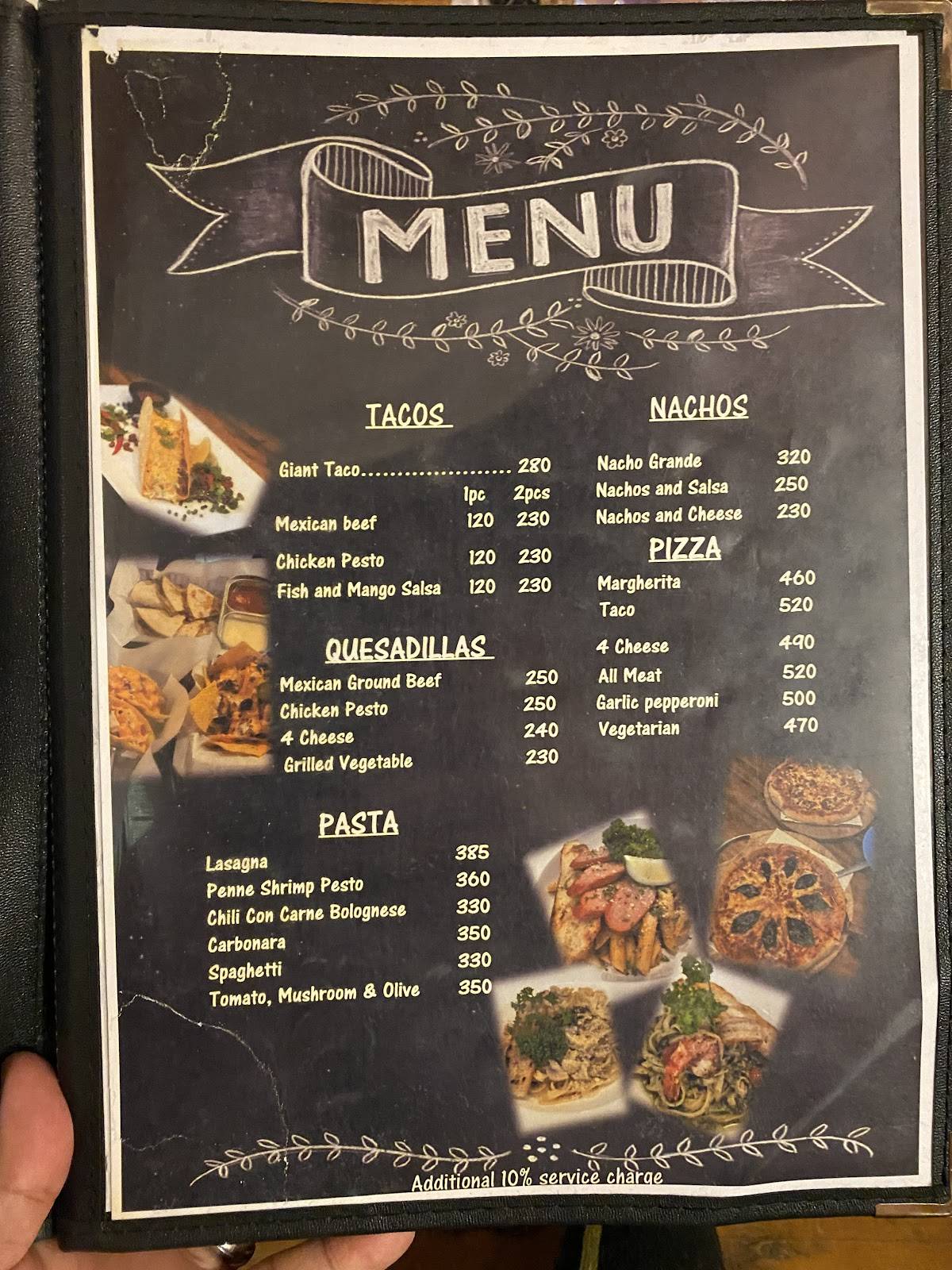 Menu at Kubli Cafe Bistro Silang, Silang