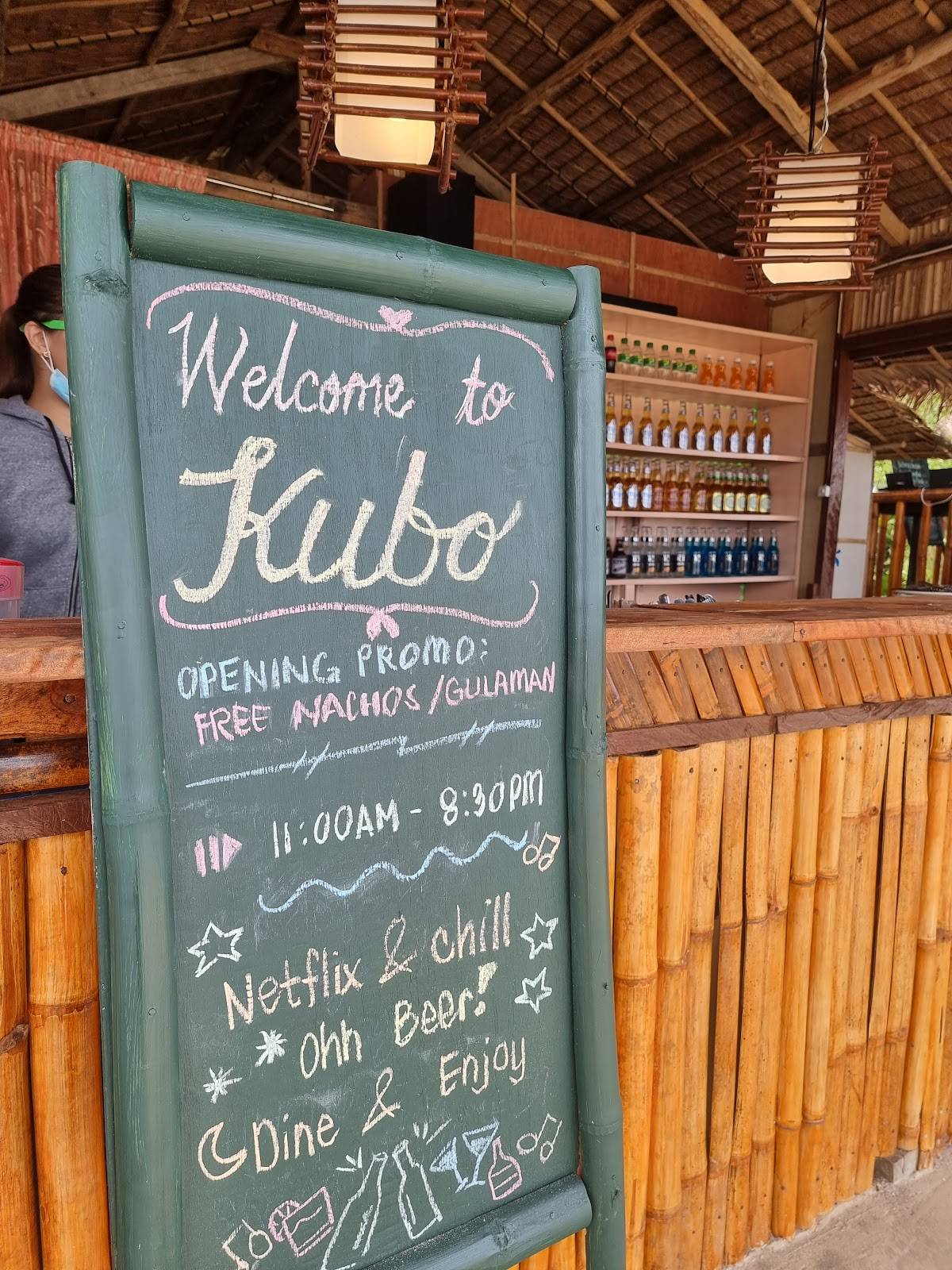 Menu at Kubo Beach Bar, Basud