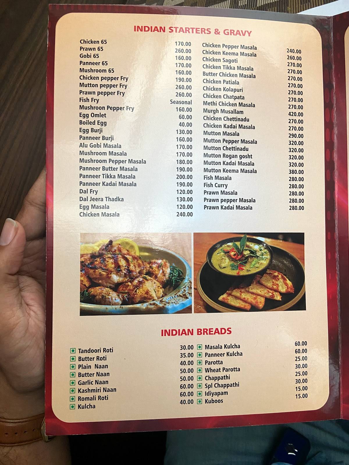 Menu at DUBAI RESTAURANT, Kumbakonam