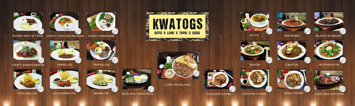 Menu at Kwatogs Premium - Dayton Food Park Branch restaurant, Lipa