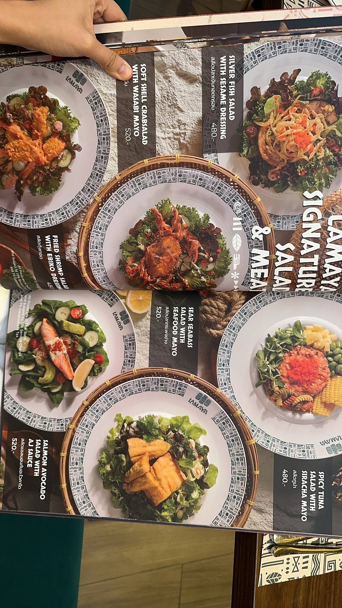 Menu at LAMAYA KHAOYAI restaurant, Khanong Phra, 369
