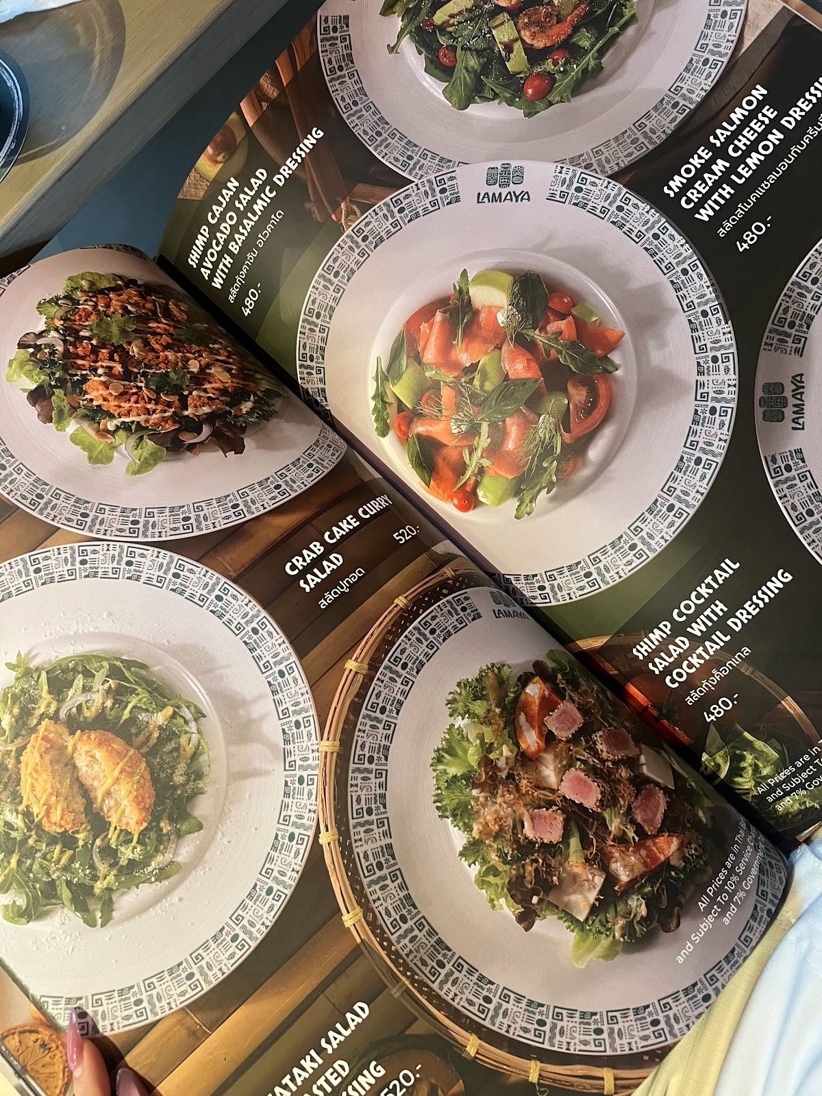 Menu at LAMAYA KHAOYAI restaurant, Khanong Phra, 369