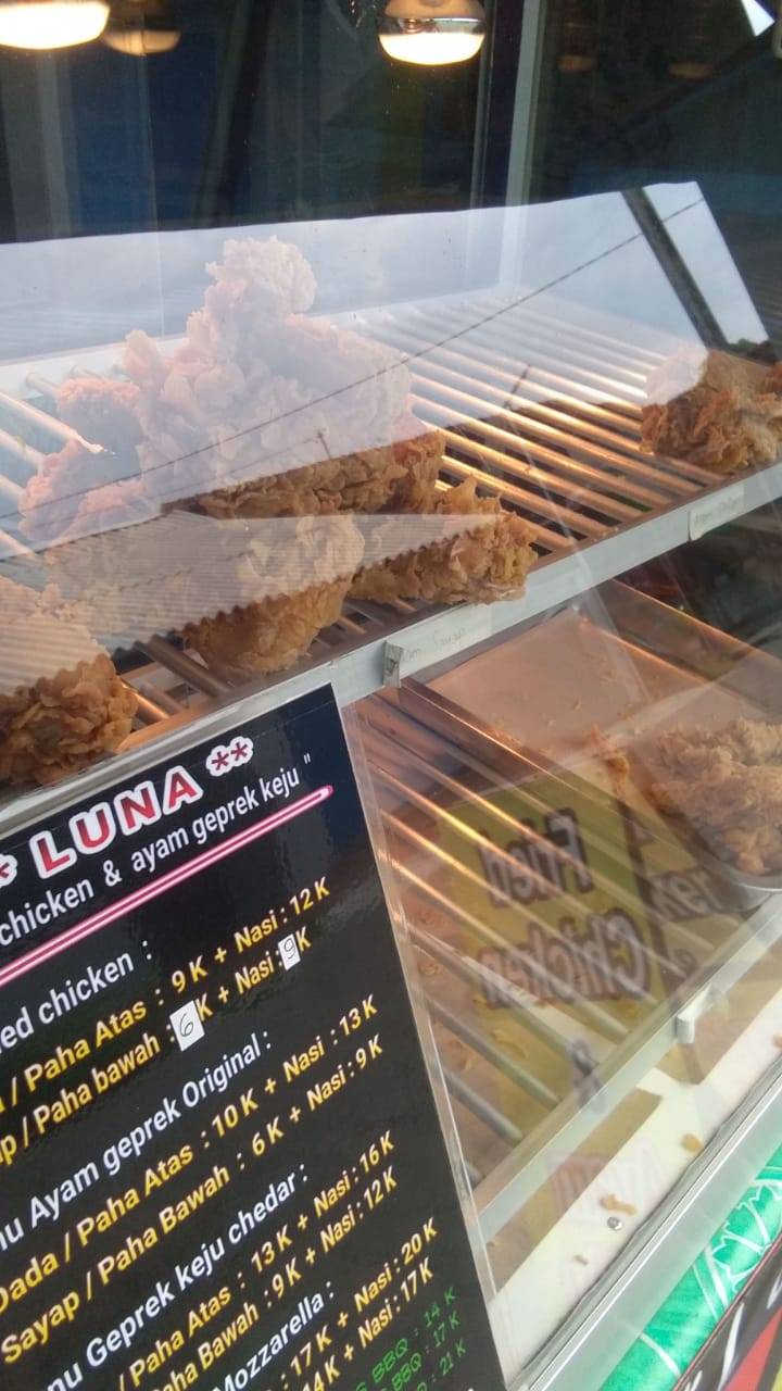 Menu at LUNA FRIED CHICKEN dan ROTI BAKAR KUKUS restaurant, Bantul