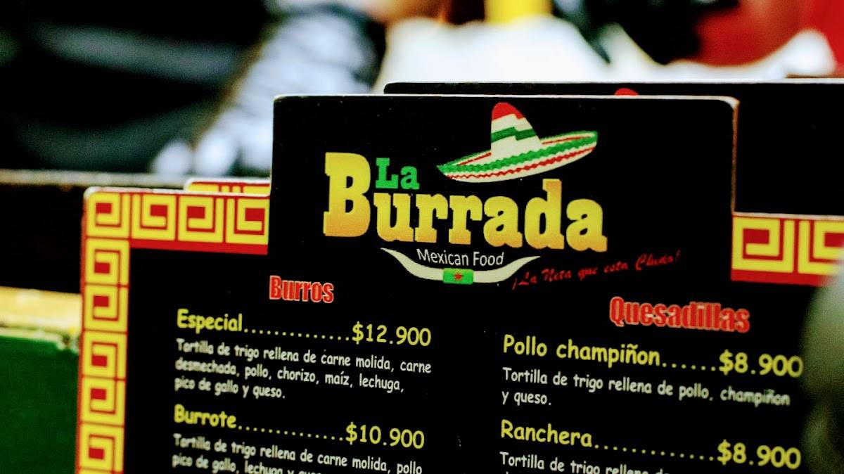 Carta del restaurante La Burrada, Bogotá, Cl 132 #58-10