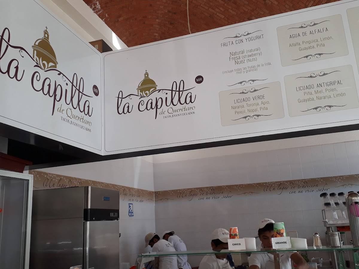 Carta del restaurante La Capilla, Santiago del Querétaro, Camino Real ...