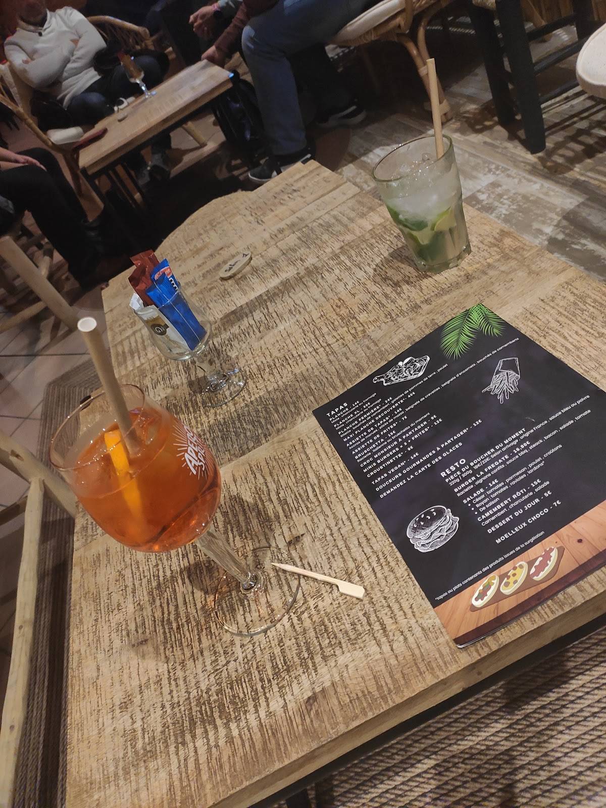 Menu au La Frégate pub et bar, Chabeuil