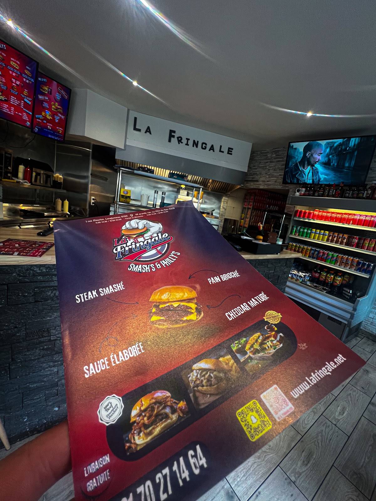 Menu au La Fringale restaurant, Longjumeau