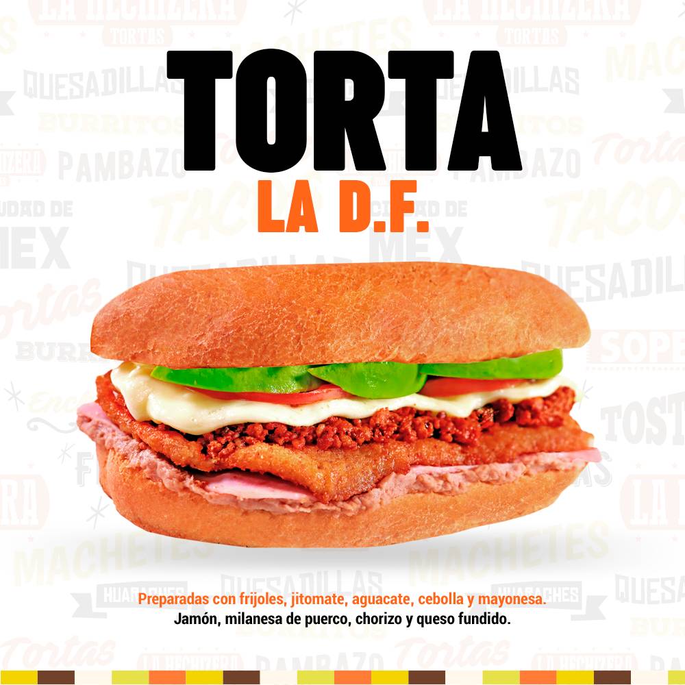 Menu at La Hechizera Tortas restaurant, Grand Prairie, S Carrier Pkwy # 180