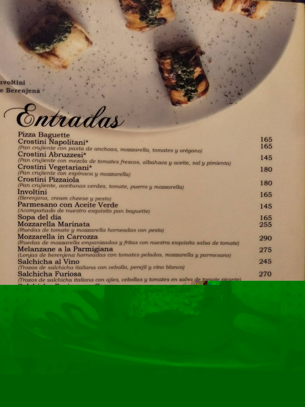 Carta del restaurante La Locanda - Bella Vista, Santo Domingo, 2 local