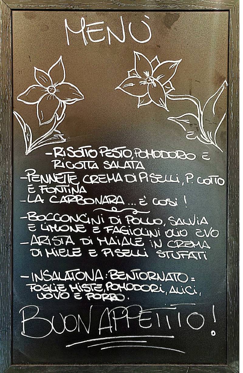 Menu at La Magnolia pub & bar, Florence
