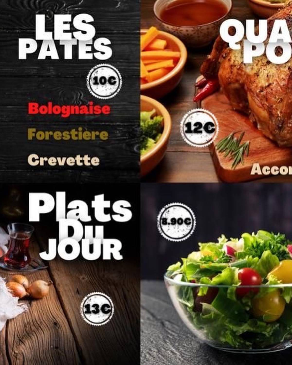 Menu au La grillade nantaise (Halal) restaurant, Nantes
