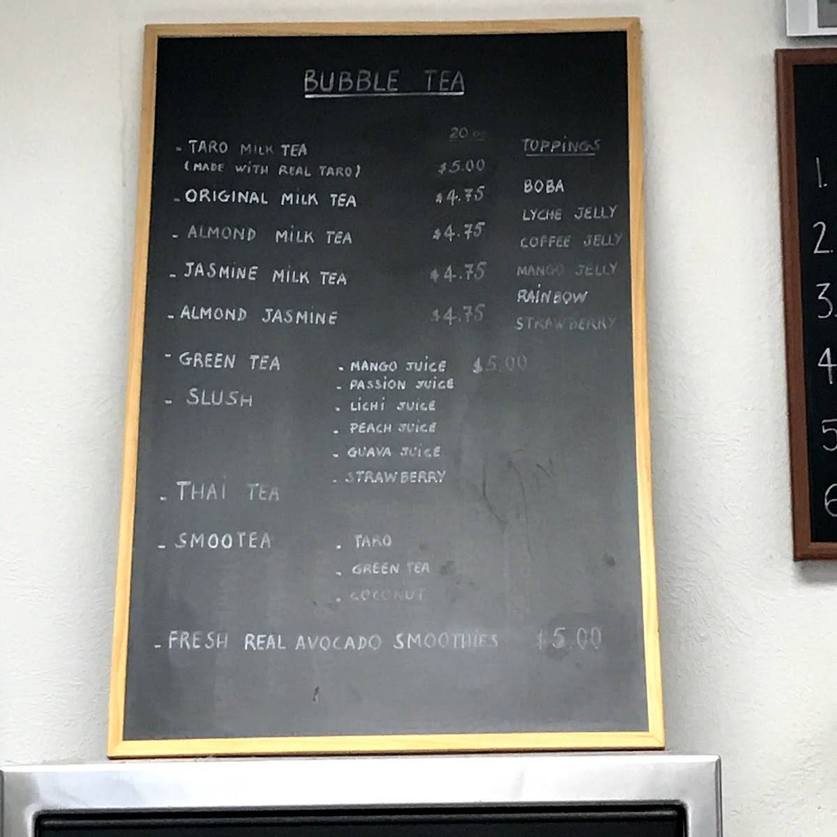 Menu at Lanvin French Bakery, Portland