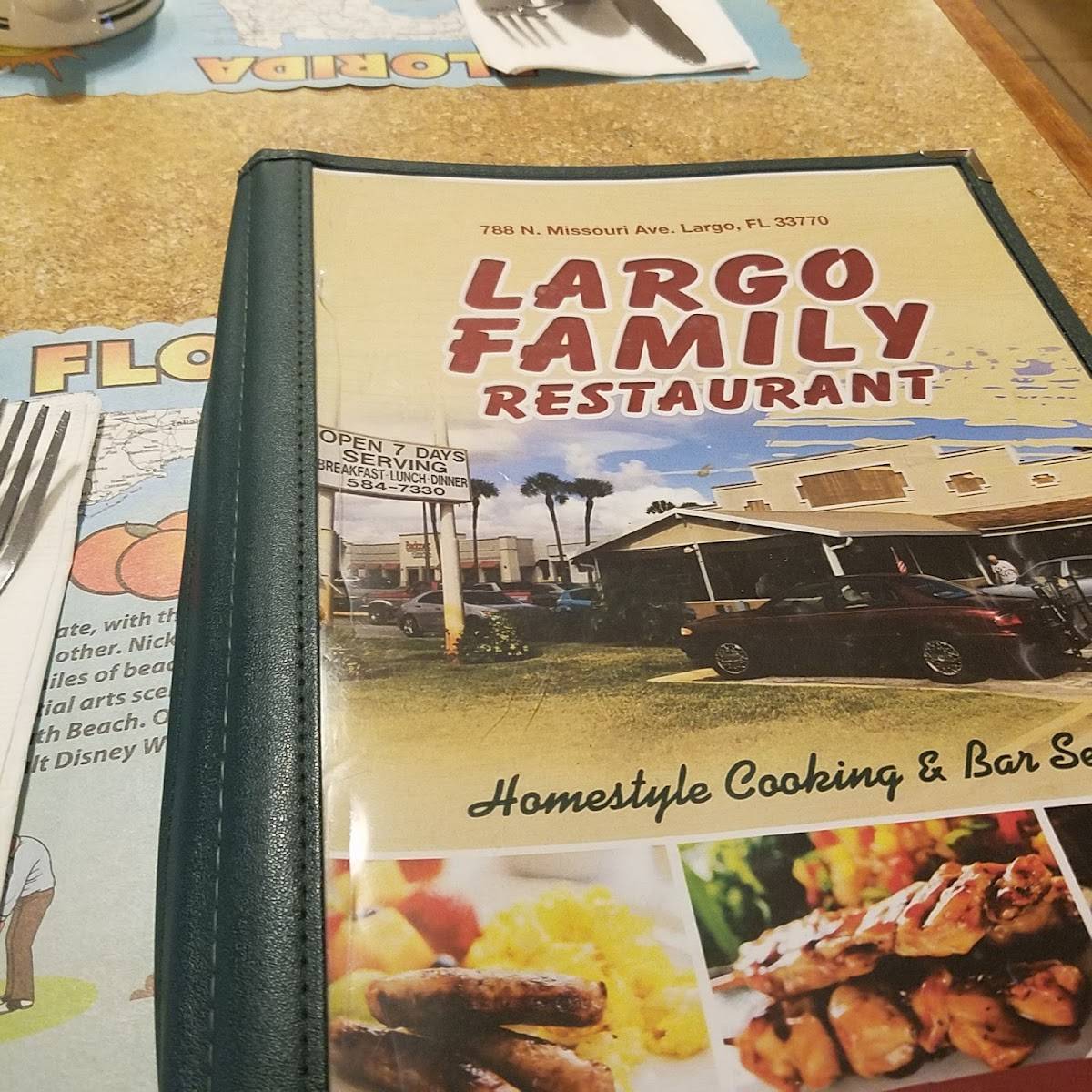 Menu at Largo Family Restaurant & Catering, Largo, 788 Missouri Ave N