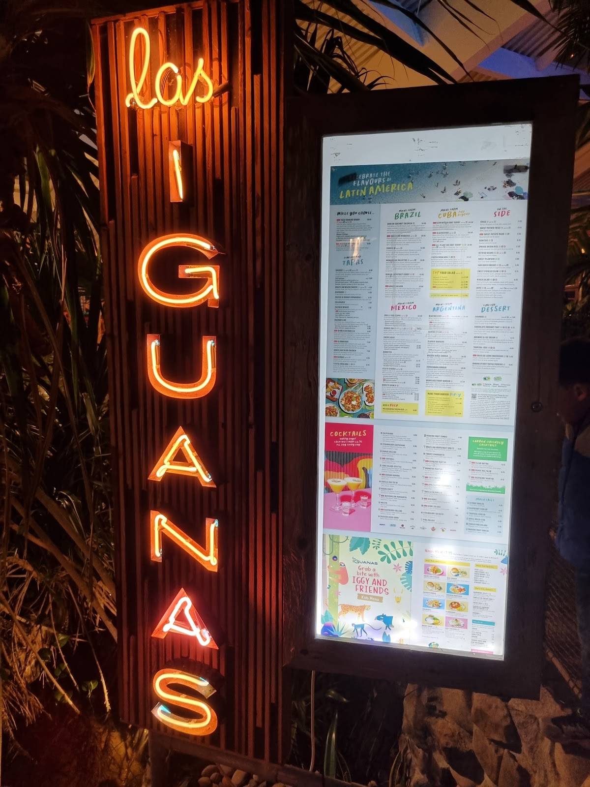 Menu at Las Iguanas - Center Parcs Longleat restaurant, Corsley, Center ...