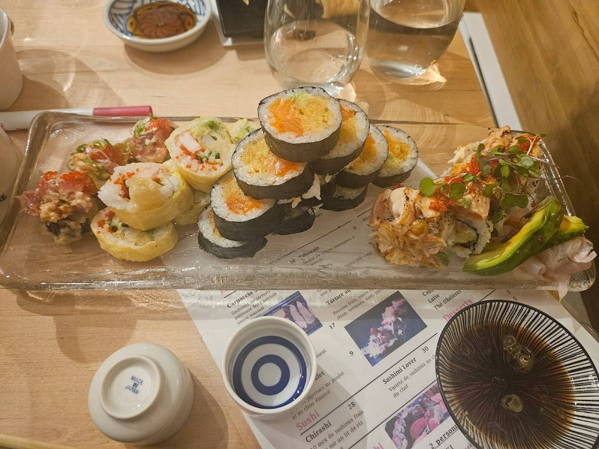 Menu at Saiko restaurant, Laval