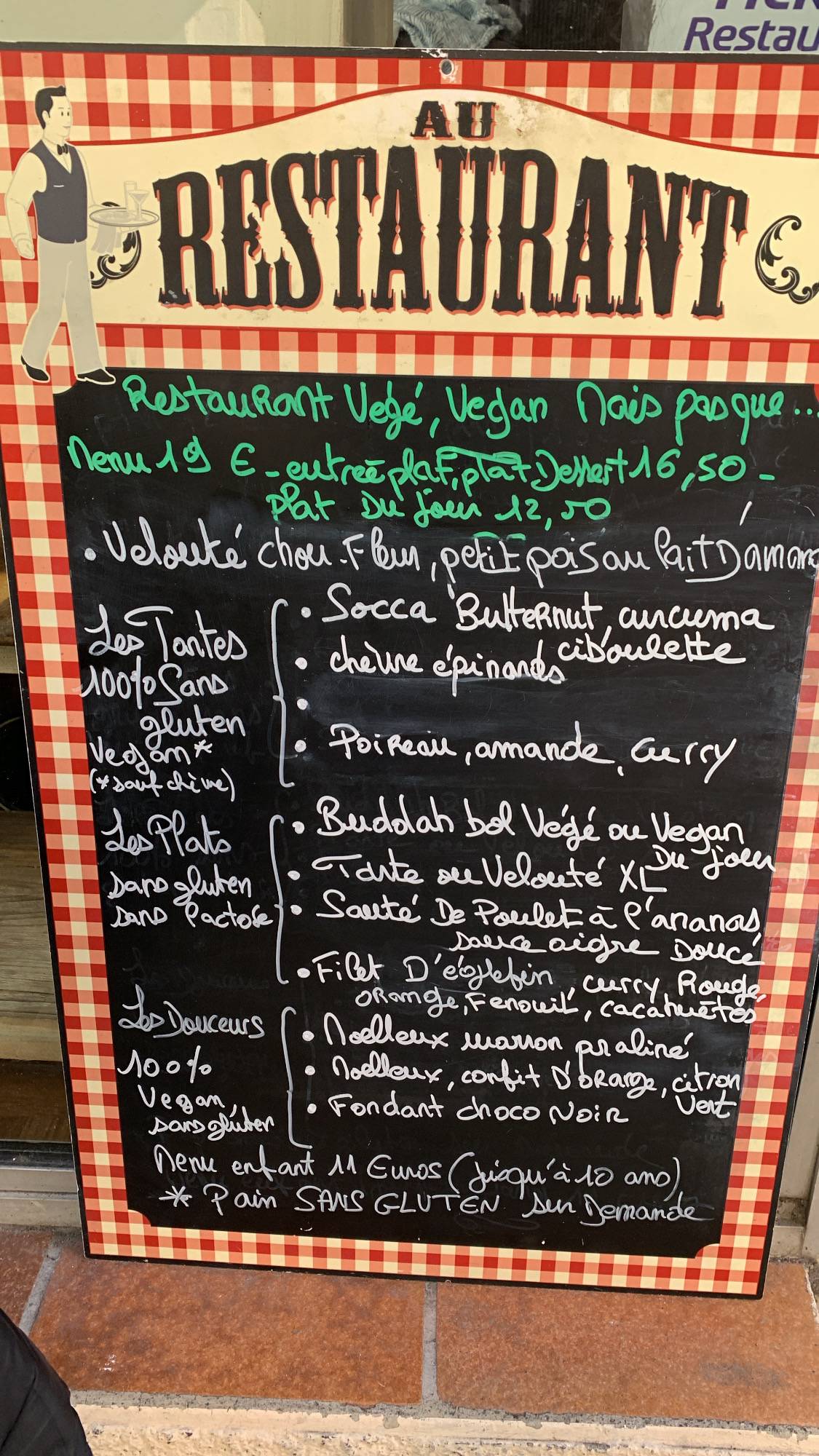 Menu au Le Chat Chapeauté restaurant, Foix