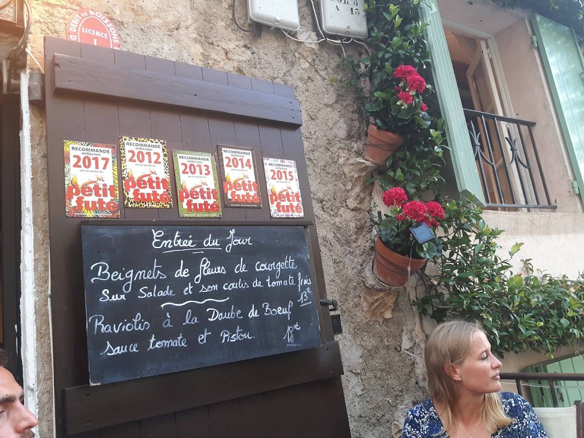 Menu au Le Fil à La Pâte restaurant, Ramatuelle