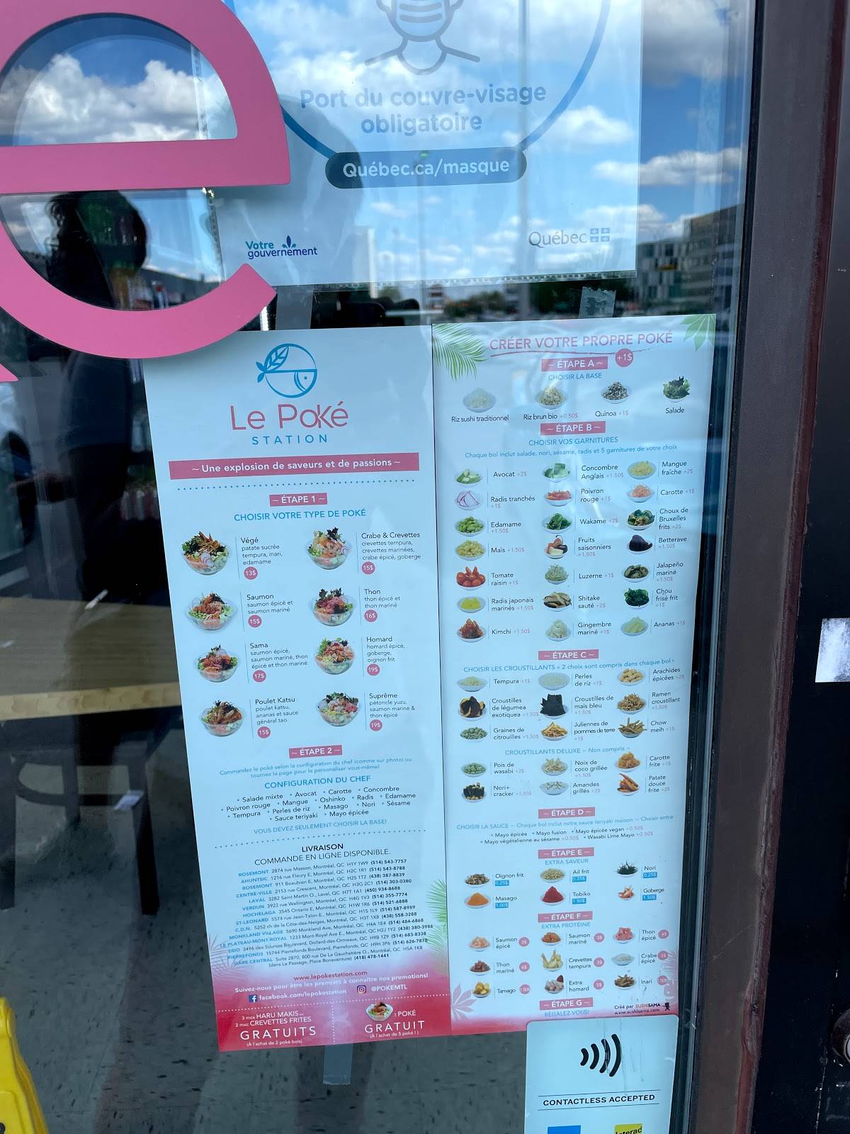 Menu au Le Poke Station (Laval) restaurant, Laval