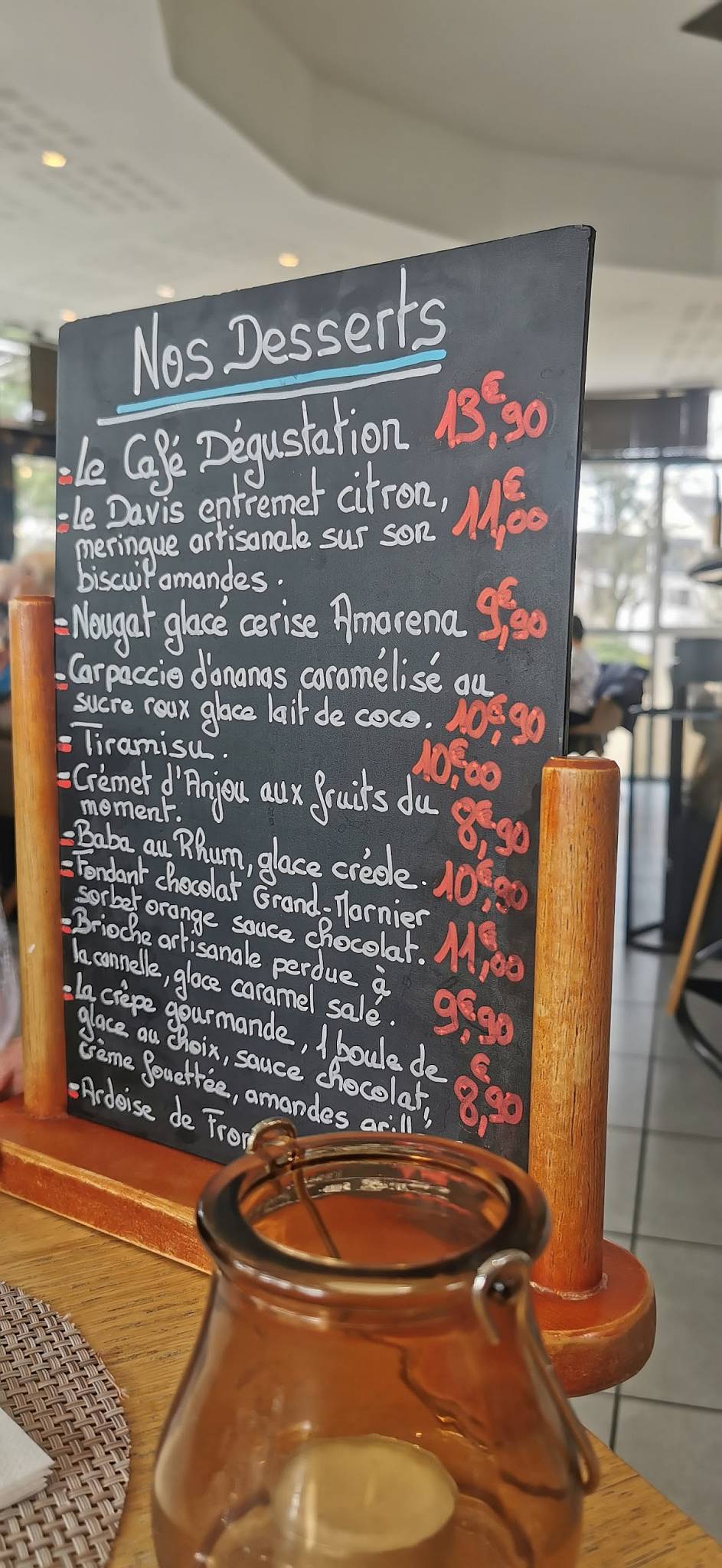 Menu au LE TRANSAT restaurant, Saint-Nazaire