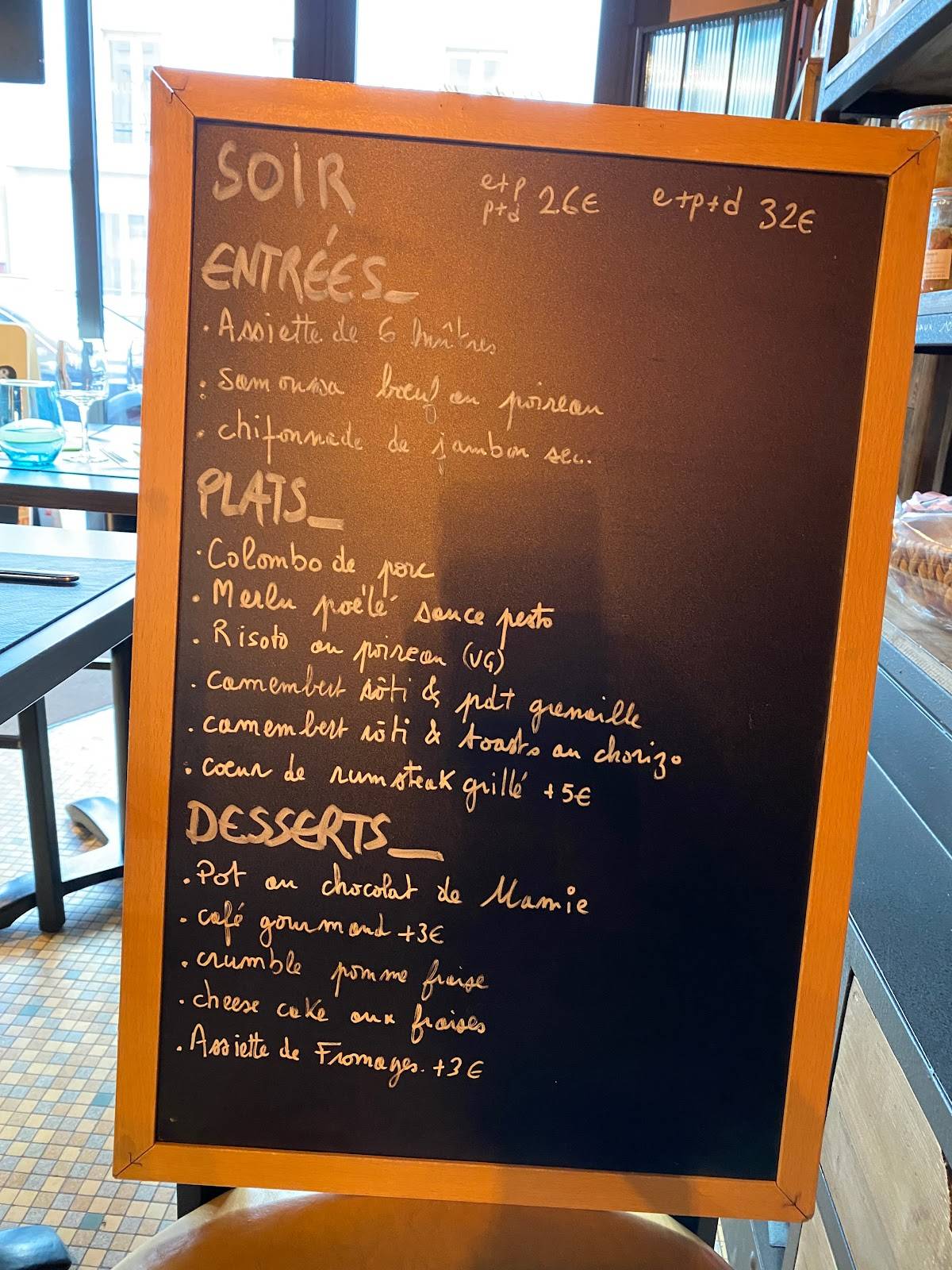 Menu au Le garde manger restaurant, Brest