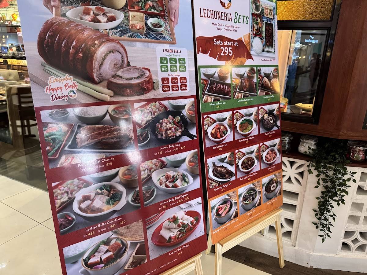 Carta del restaurante Lechoneria SM Seaside Cebu, Cebú