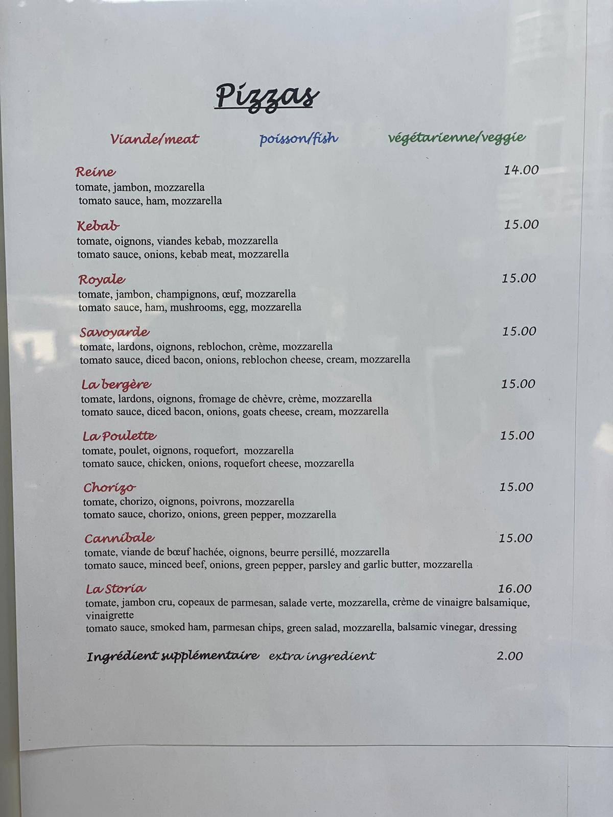Menu au Les sales gosses restaurant, Vaison-la-Romaine