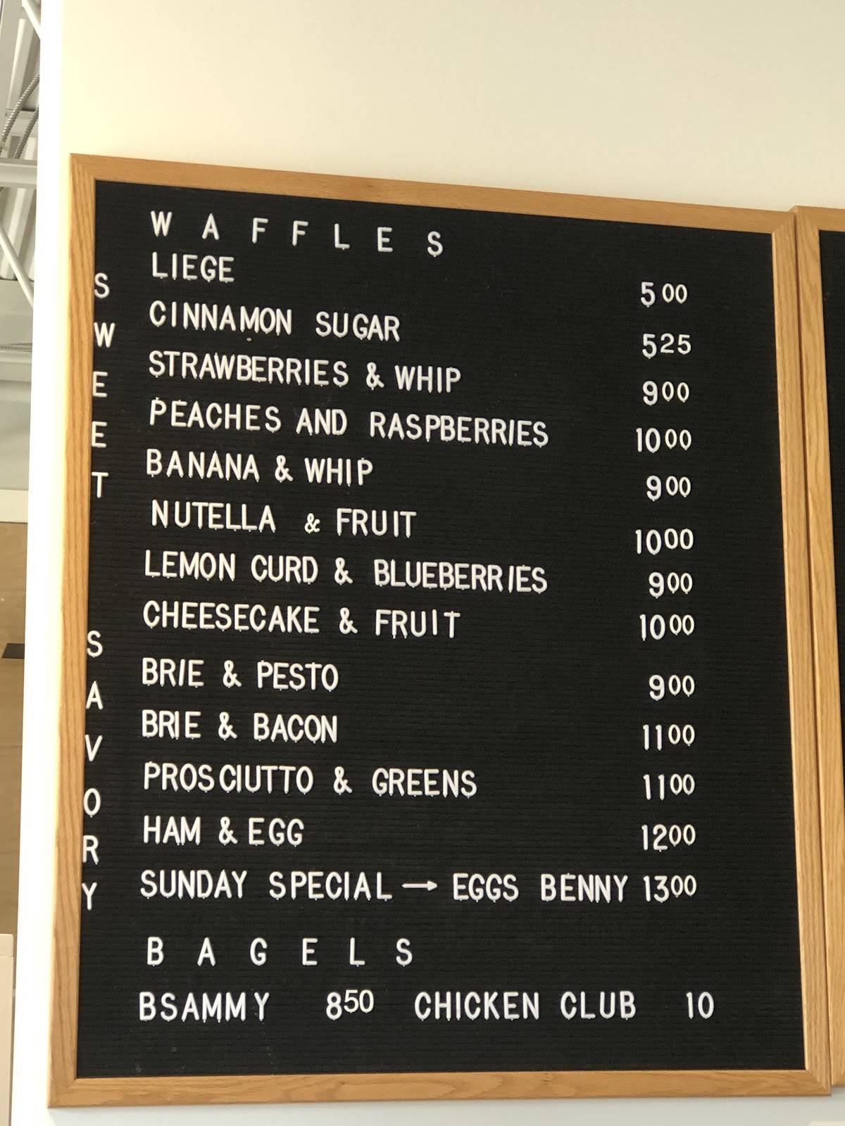 Menu at Sonder Coffee Bar - by Red Engine Coffee Roasters, Lethbridge