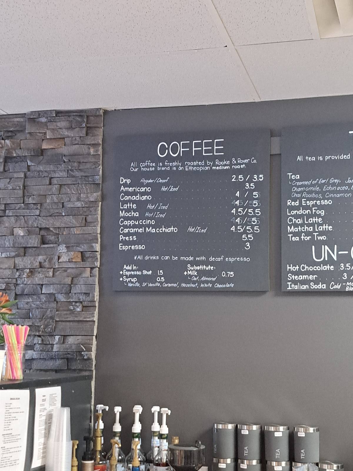 Menu at Lift Coffee & Tea, Oakbank