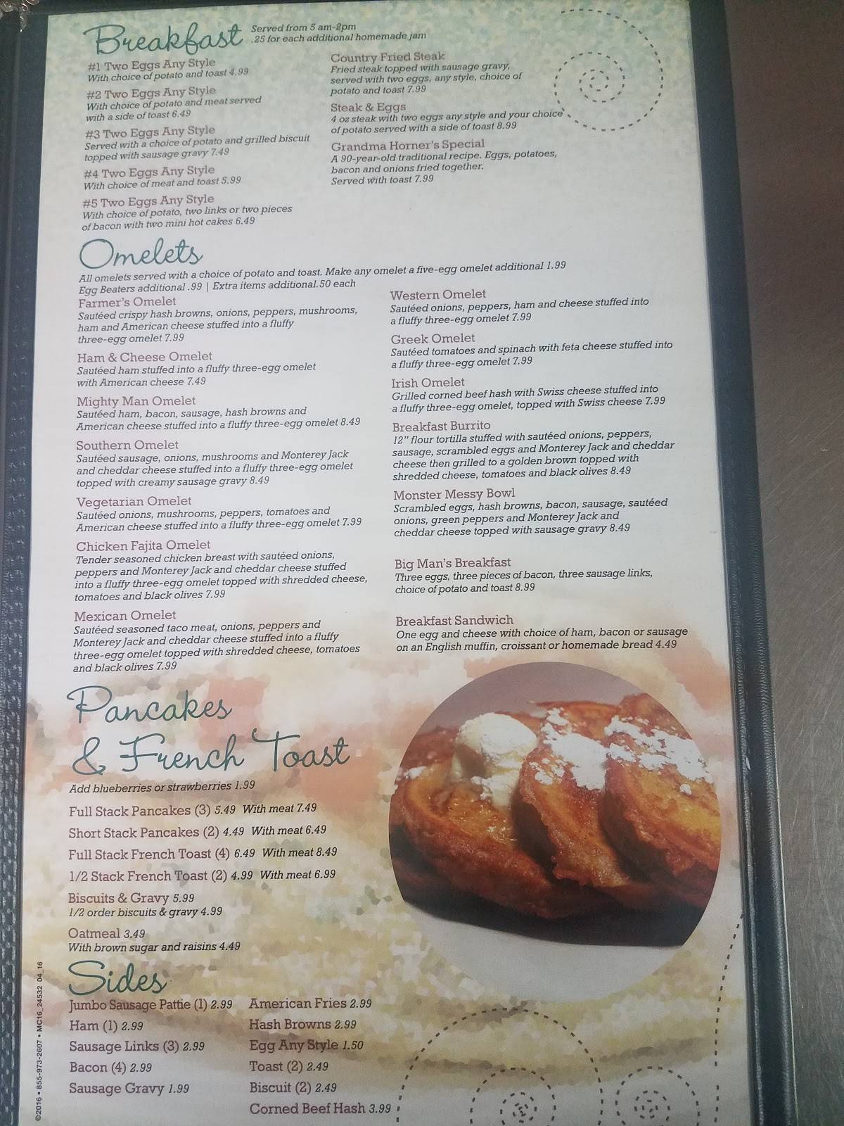 Menu at Linwood Corners Cafe, Linwood