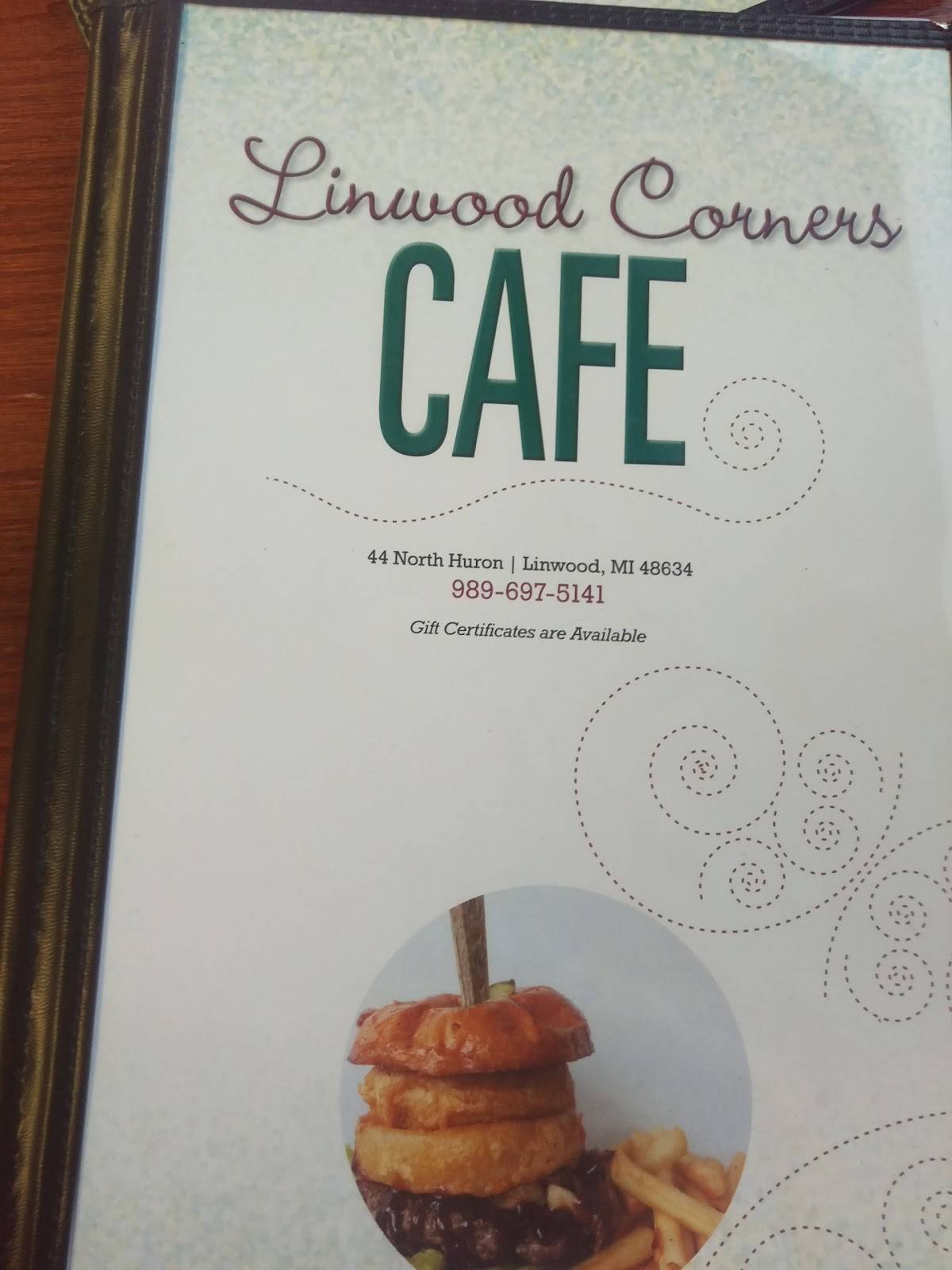 Menu at Linwood Corners Cafe, Linwood